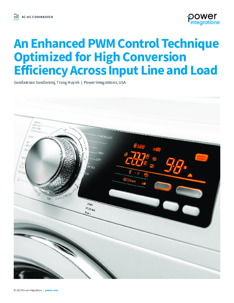 Enhanced PWM Control Technique Optimized for High Conversion Efficiency ... Enhanced PWM Control Technique Optimized for High Conversion Efficiency ...